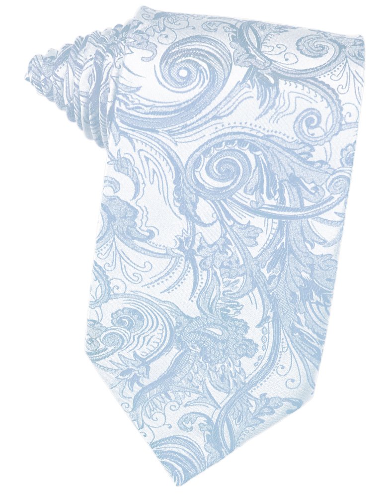 Tapestry Suit Tie in Light Blue