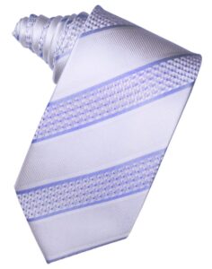 Venetian Stripe Suit Tie in Periwinkle
