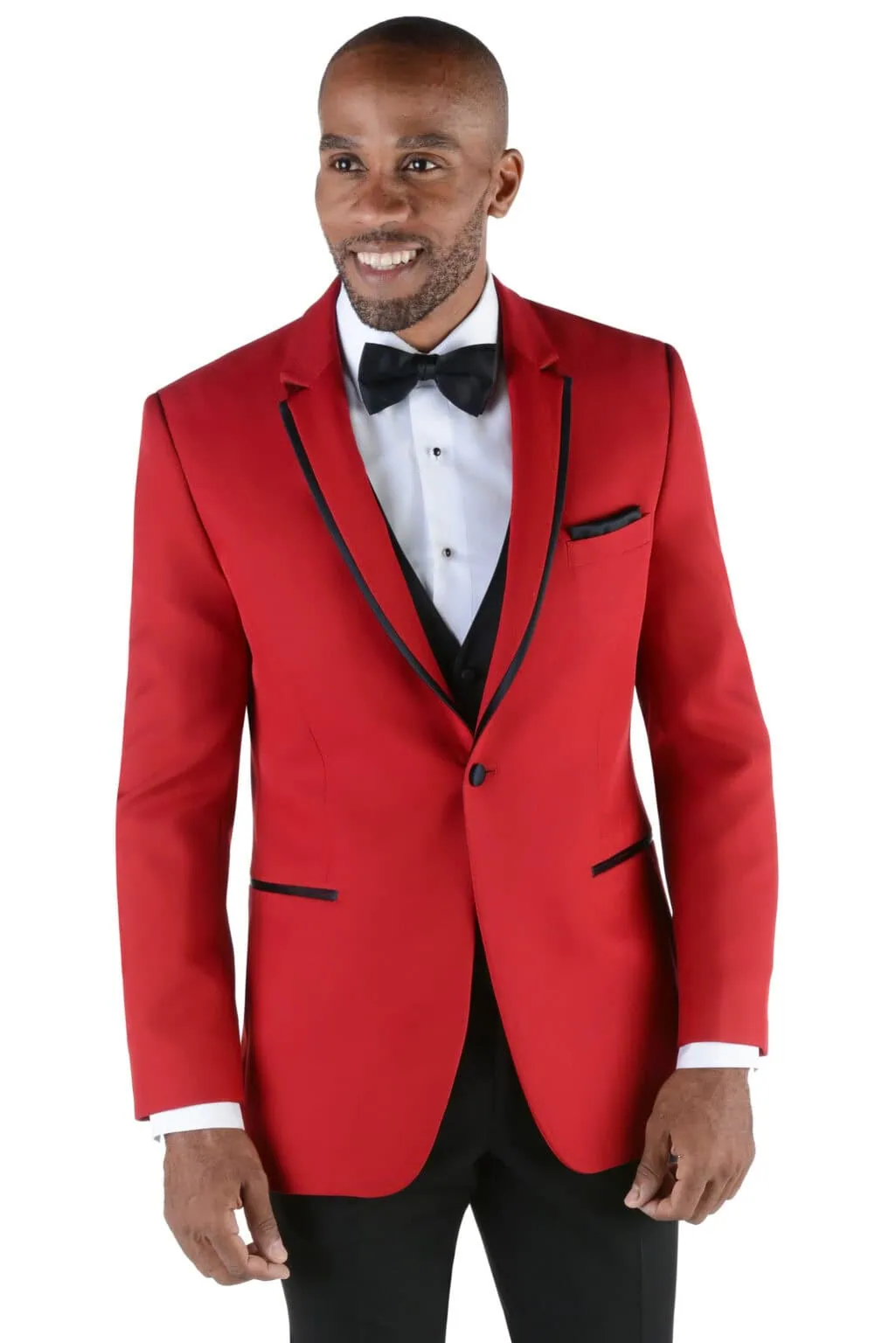 Red Tuxedo | Ike Behar Stingray | National Tuxedo Rentals