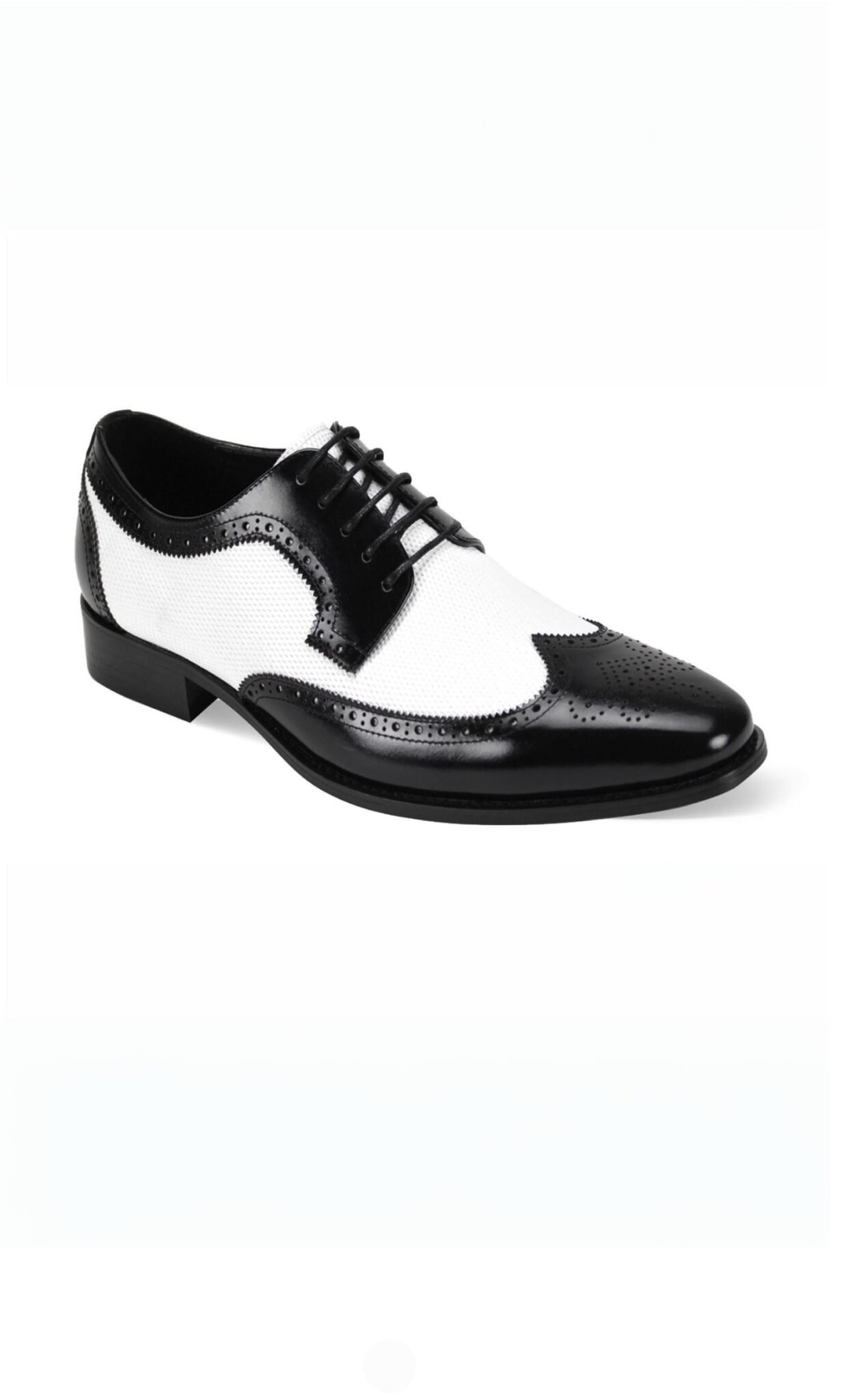 “Moscow” Black & White Formal Shoe | National Tuxedo Rentals